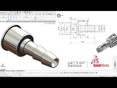 Solidworks Nozzle Design Tutorial Youtube