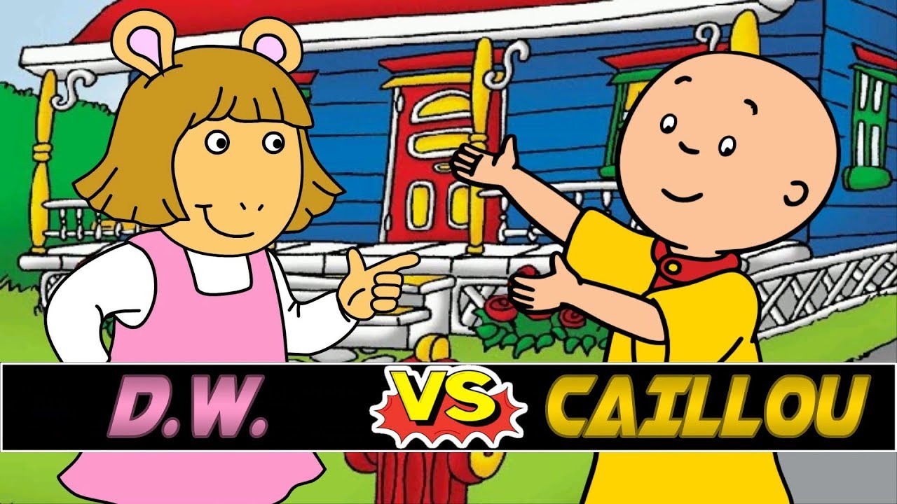 M U G E N Battles D W Vs Caillou Arthur Vs Caillou Youtube