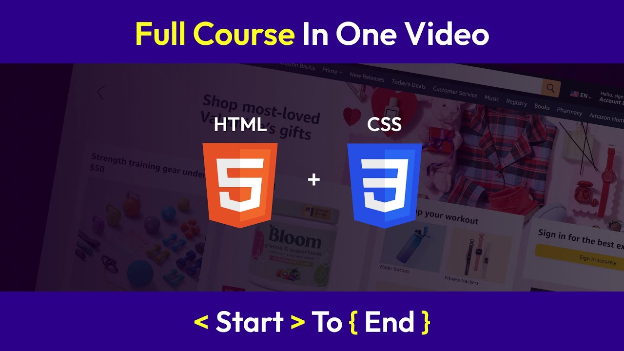 Complete Html Css Course In One Tutorial Html And Css Full Tutorial