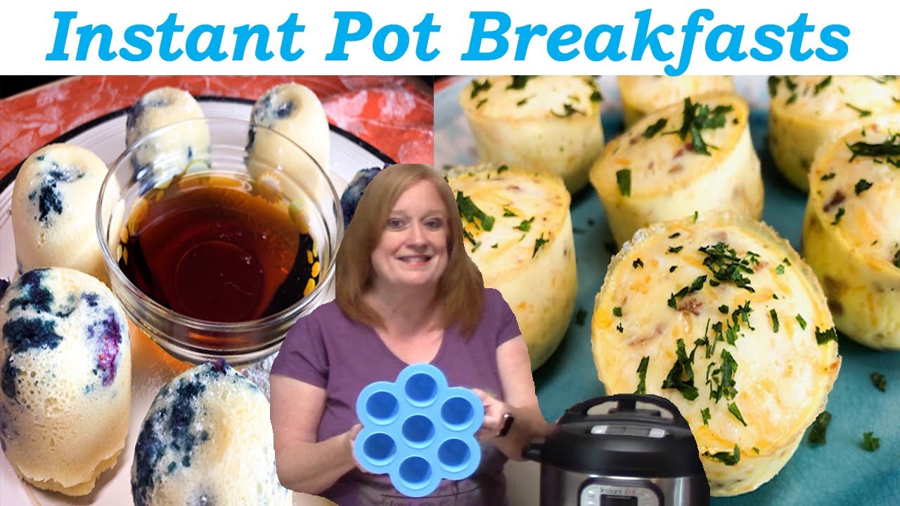 Instant Pot Breakfasts Using Silicone Egg Bite Mold Youtube