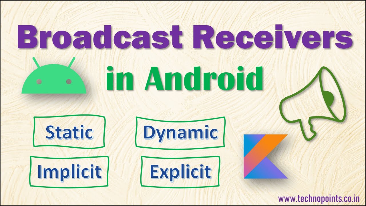 Broadcast Receivers In Android App Full Guide With Static Dynamic