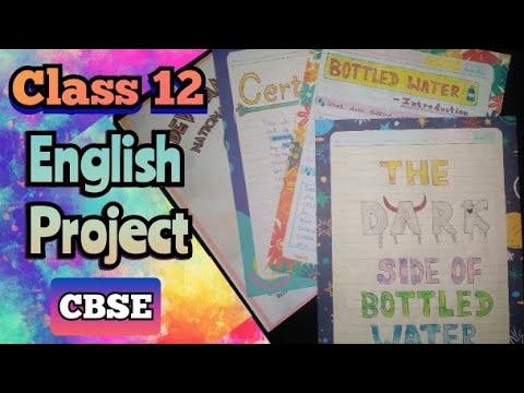 Class 12 English Project With Pdf Cbse 2021 22 Bottled Water