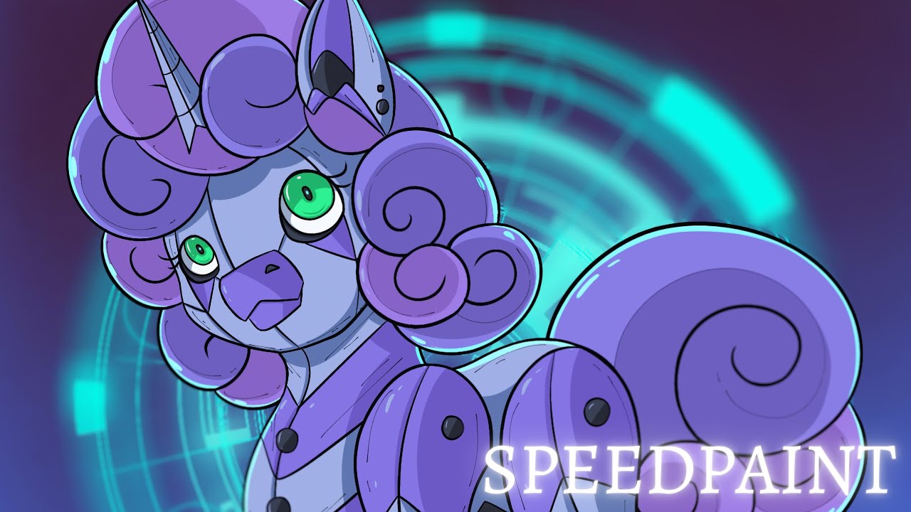 Mlp Speedpaint Sweetie Bot My Version Youtube