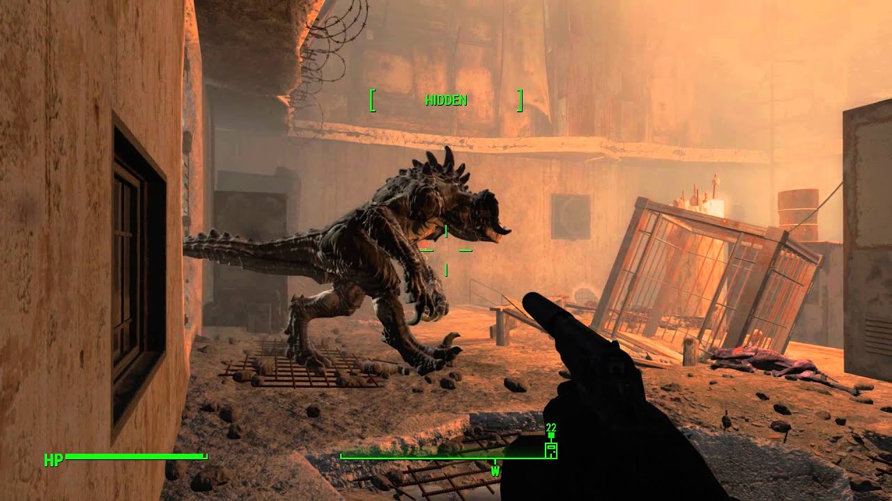 Fallout 4 Deathclaw Surprise Youtube