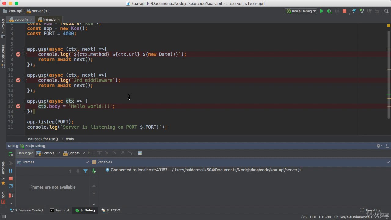 Lesson 5 Debugging In Webstorm Youtube