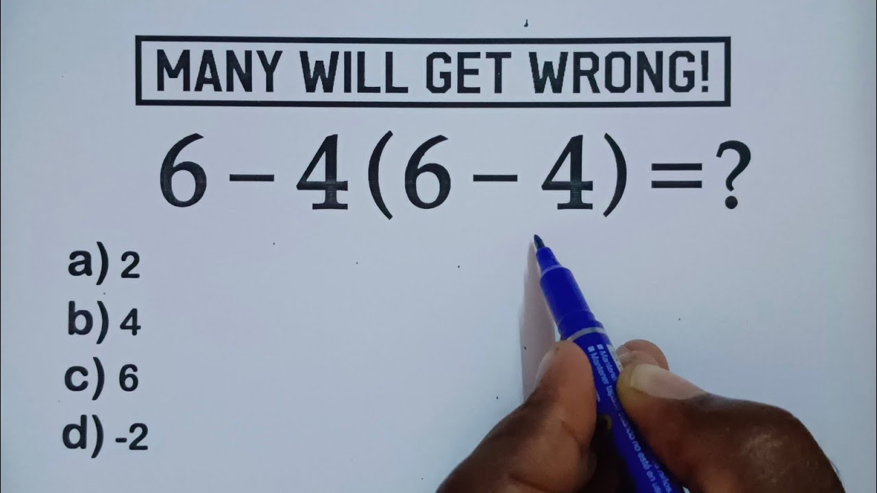 98 Failed To Solve This Math Problem Youtube