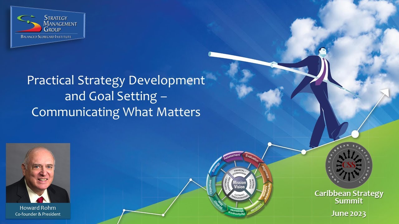 Practical Strategy Development And Goal Setting Communicating What