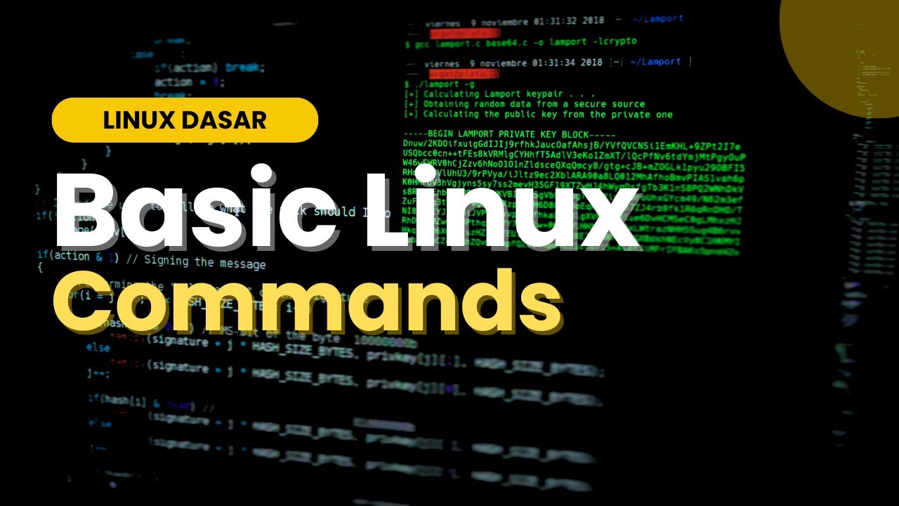 Tutorial Linux Dasar 3 Basic Linux Commands Youtube