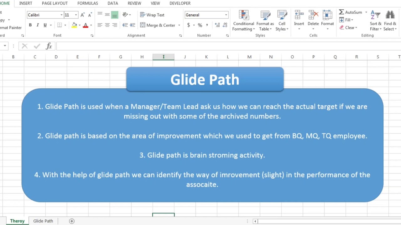 How To Create A Glide Path Chart In Excel Design Talk