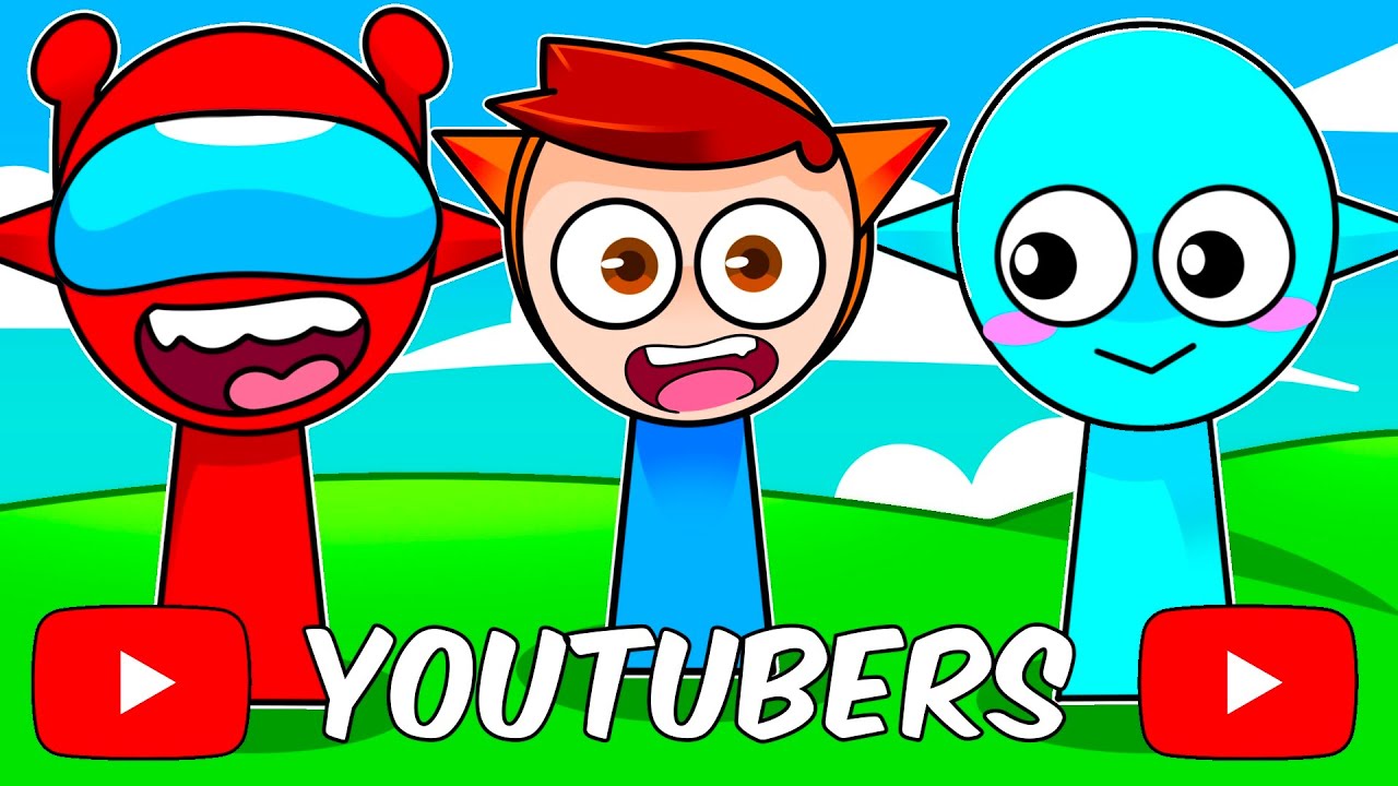Sprunki Pero Son Youtubers Youtube