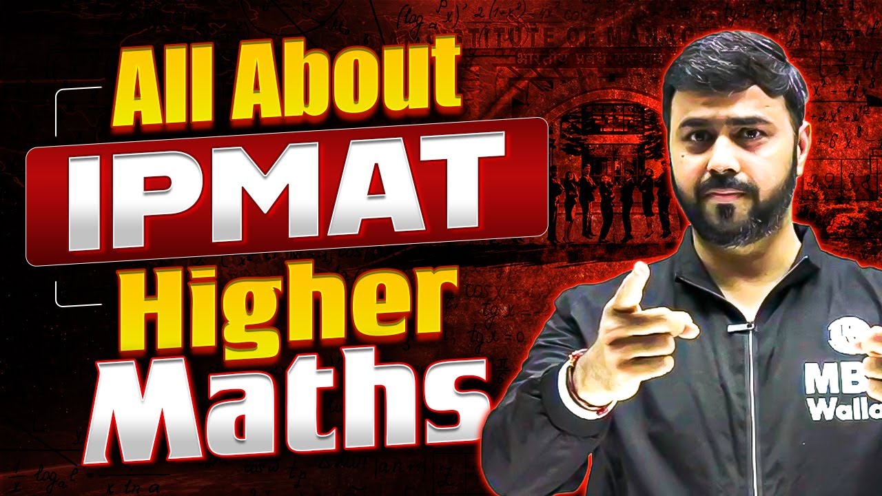 Introduction To Higher Maths Ipmat Preparation Youtube