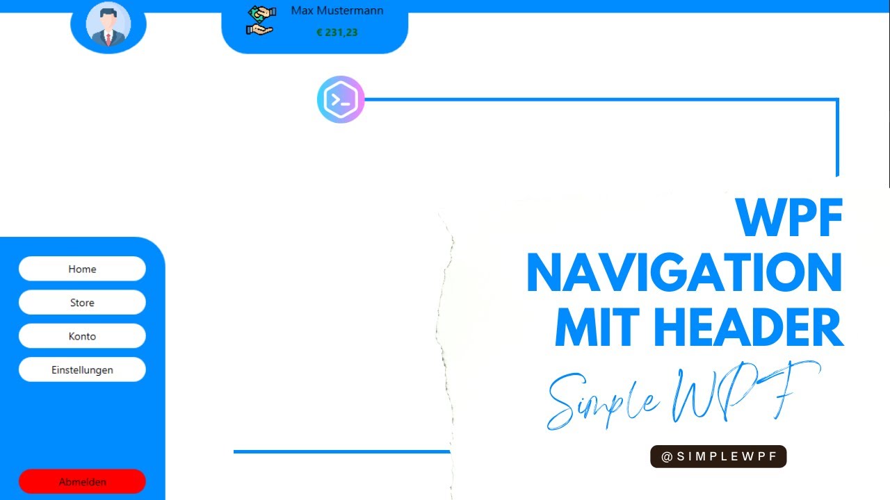 Wpf Modern Navigation Bar Youtube