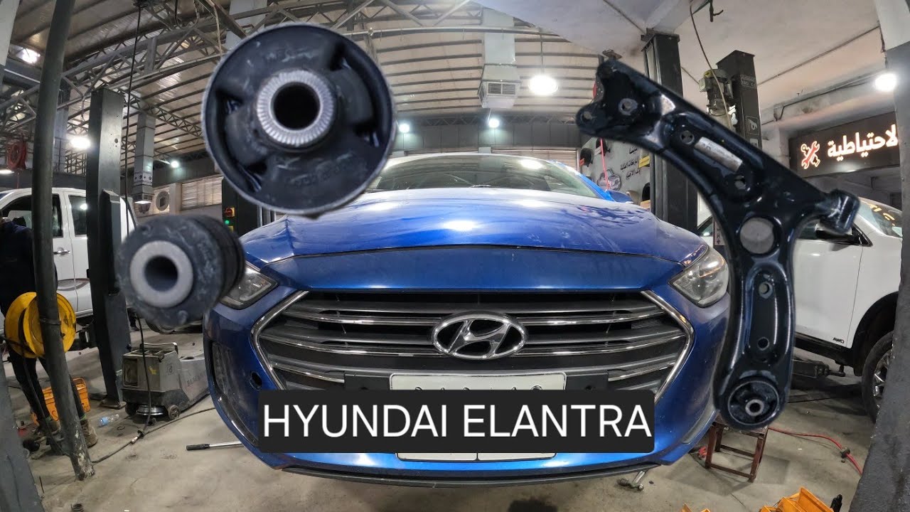 Installing Front Control Arm Bushings Hyundai Elantra 2015 2020