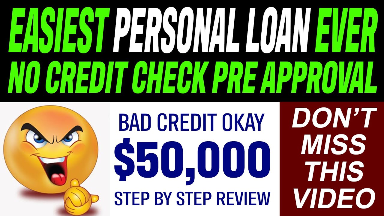 Get 50000 Personal Loan No Impact To Credit Easiest Pre Approval