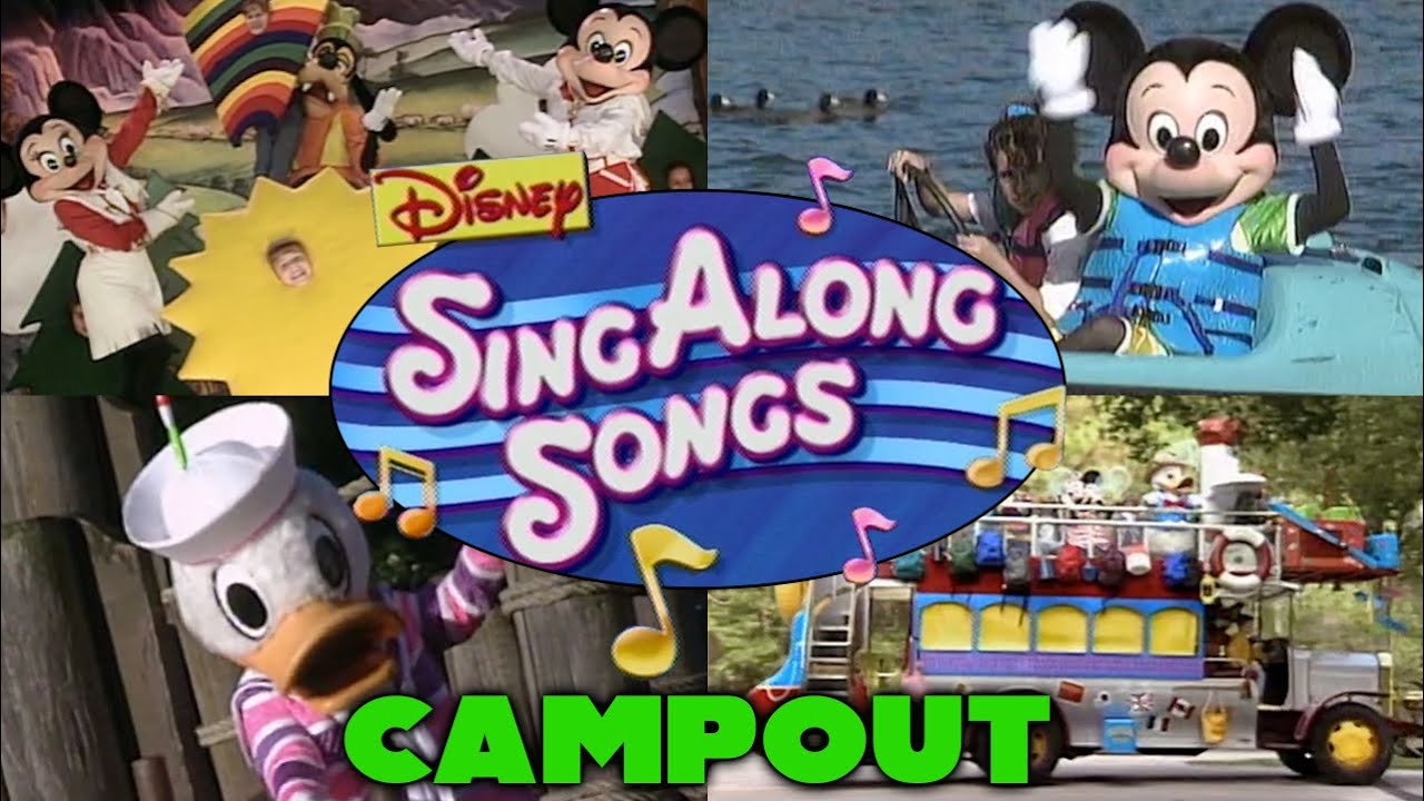 Disney Sing Along Songs Campout At Walt Disney World In Hd Youtube