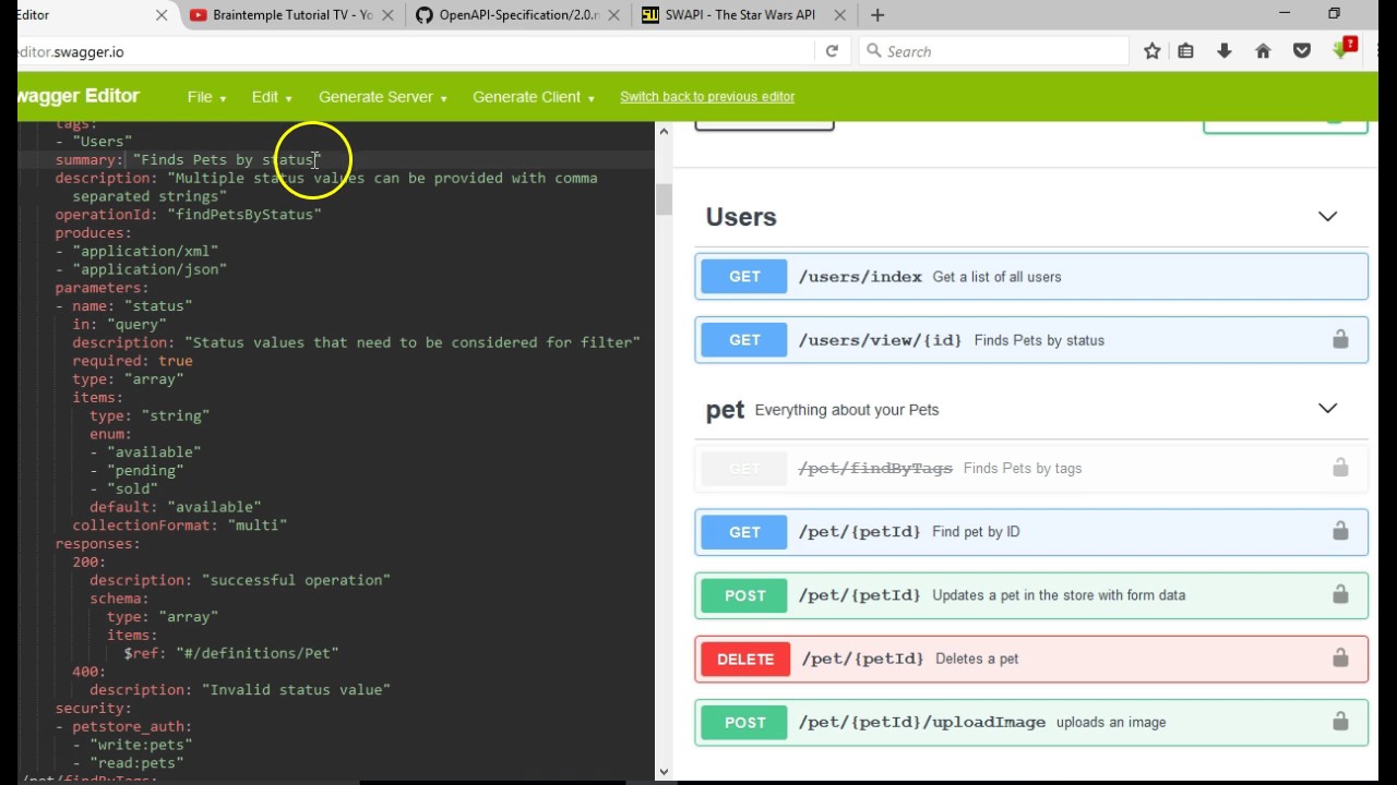 Swagger Api Documentation Example Laravel Printable Forms Free Online