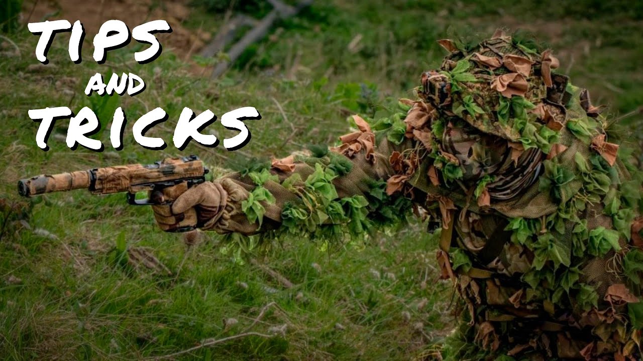 Airsoft Ghillie Play Tips Tricks Youtube