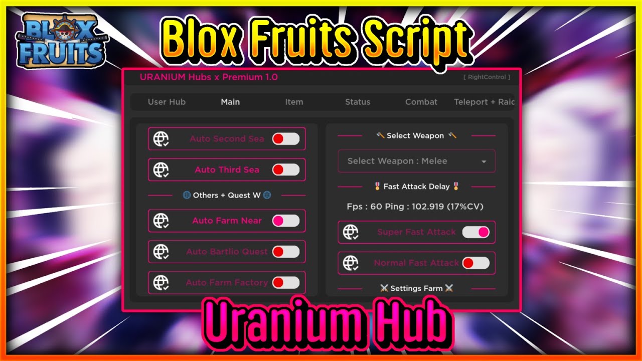 Blox Fruits Auto Farm Script Pastebin 2021