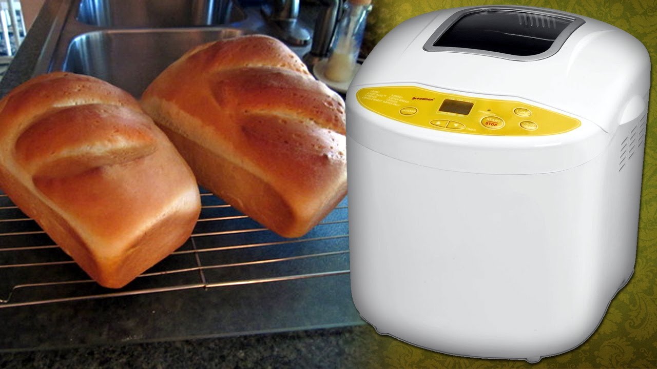 Breadman Tr520 Programmable Bread Maker Youtube