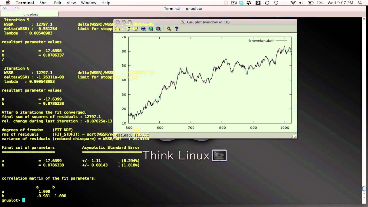 Gnuplot Tutorial Part 02 Fitting Data Youtube
