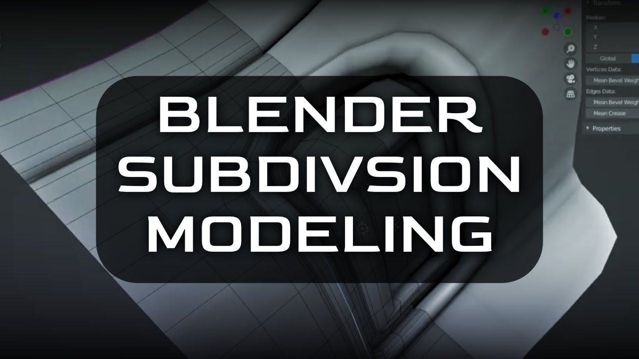 Blender Subdivision Modeling Youtube