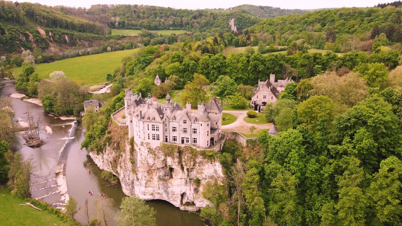 Belgium Ardennes 4k 2022 Belgium From Above Walzin Castle
