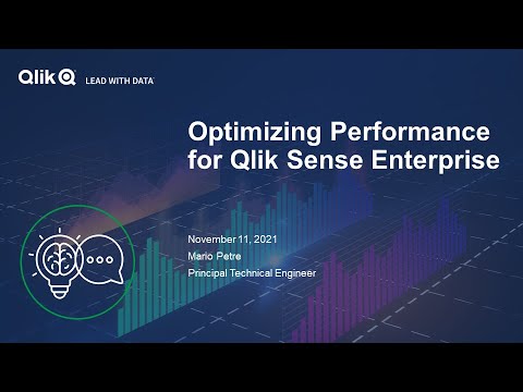 Stt Optimizing Performance For Qlik Sense Enterprise Youtube