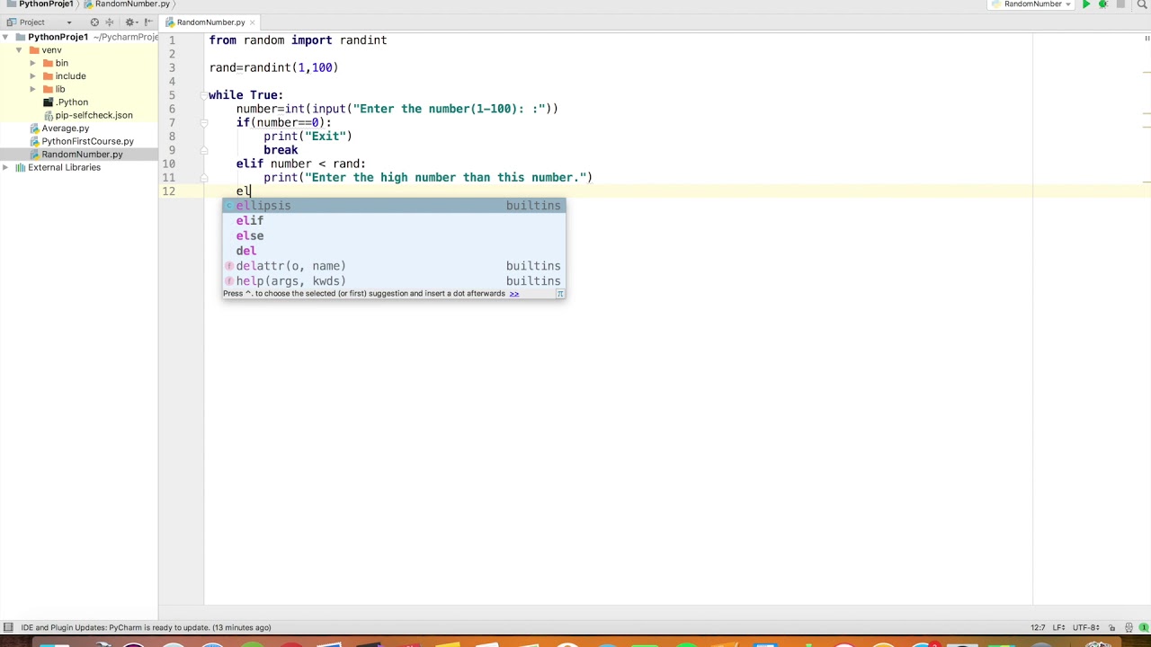 Generate Random Number Python Tutorial Youtube