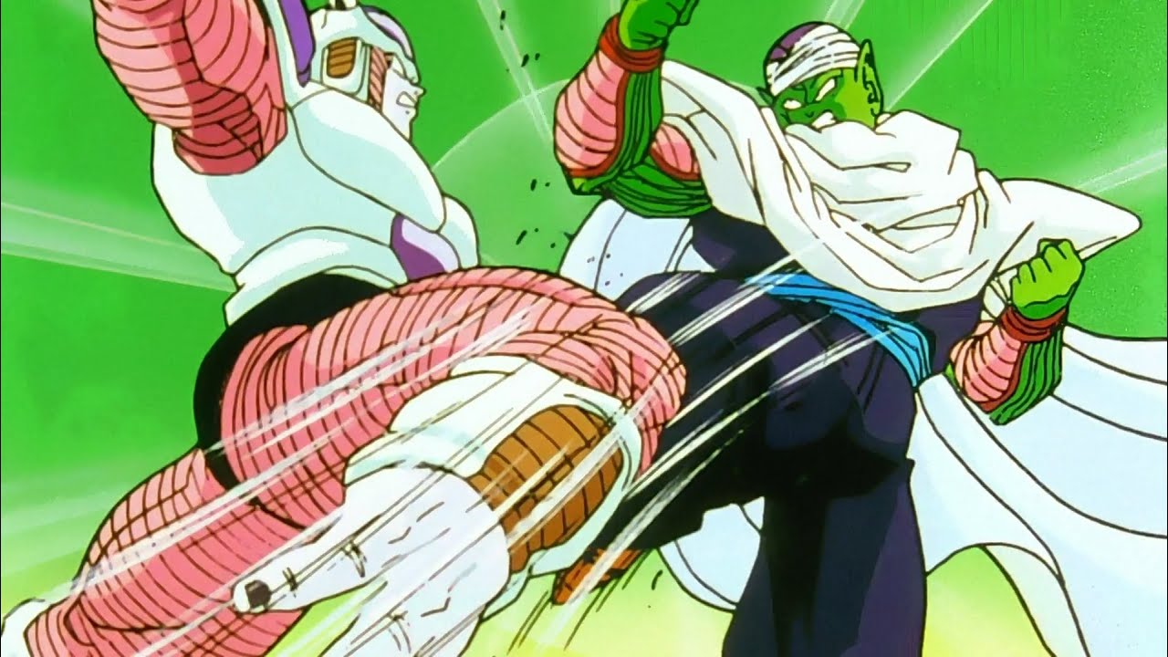 Piccolo Vs Frieza 2nd Form Original Funimation Dub Youtube