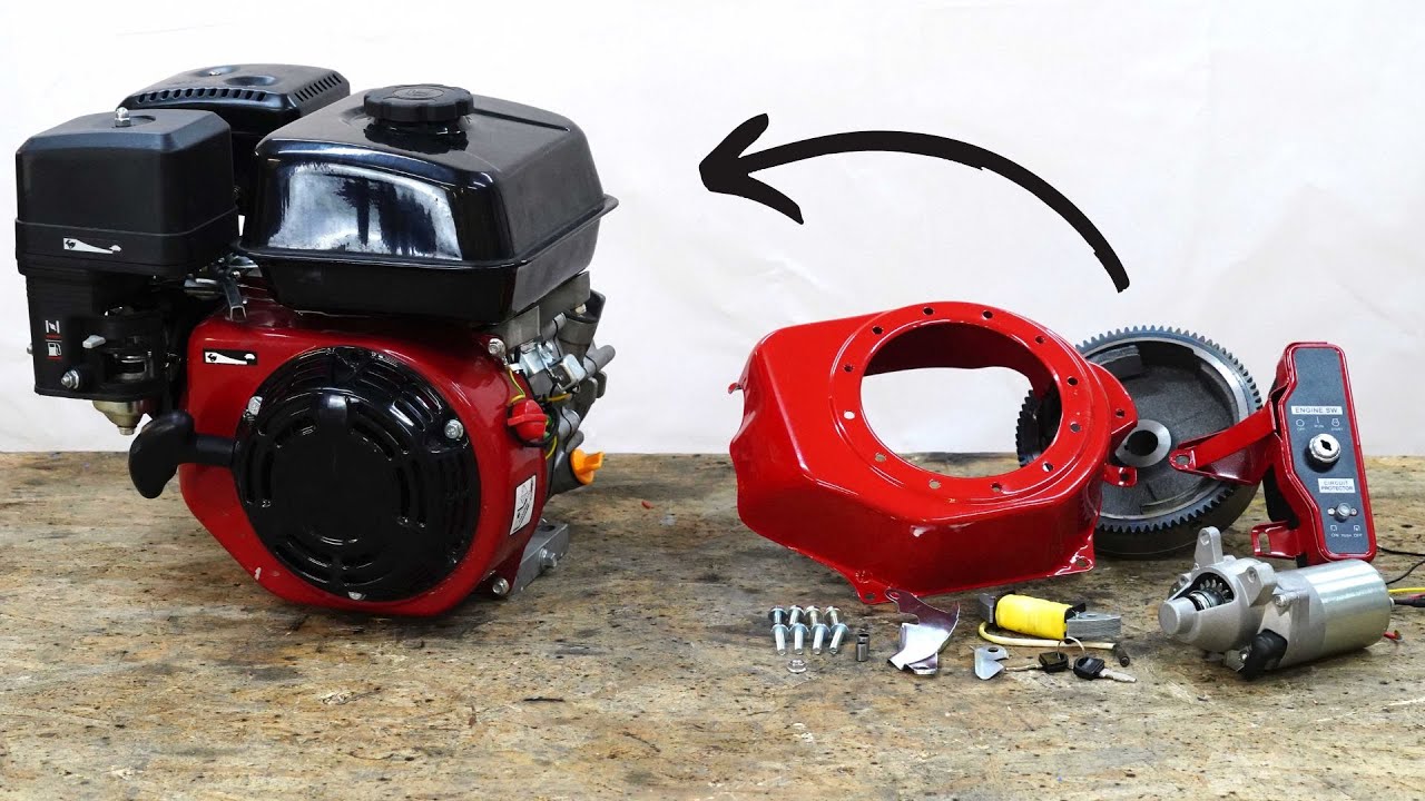 Install Electric Start On 200cc Engine Gx 200 Predator 212 Youtube