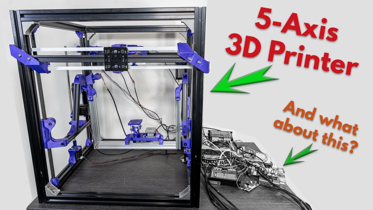 5 Axis 3d Printer It Moves Youtube