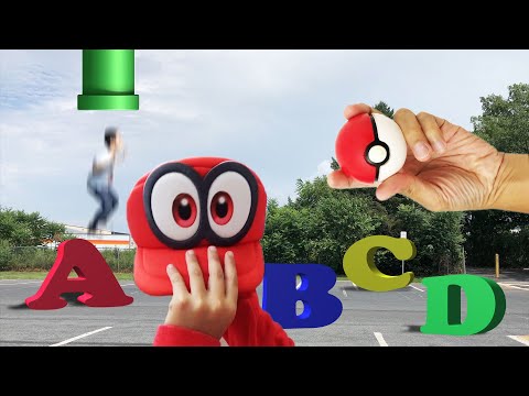 Abc Song Pokemon And Super Mario Learning Abc Letter Alphabets Youtube