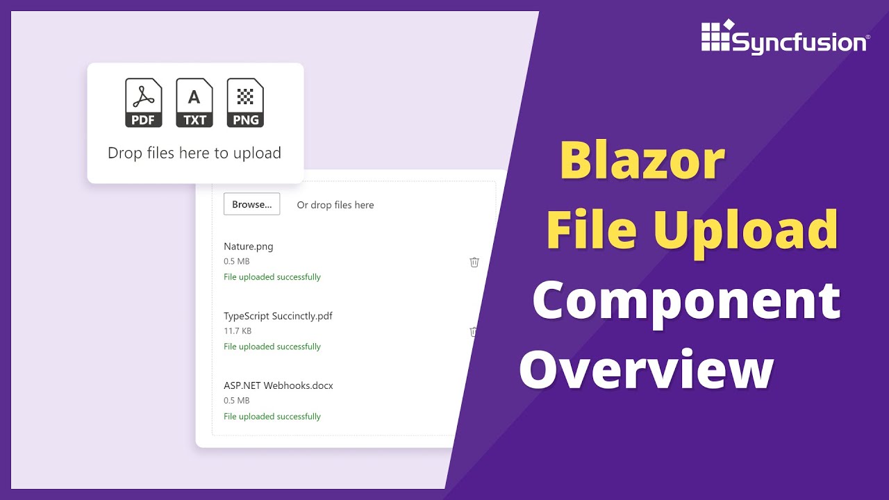 Blazor File Upload Key Features At A Glance Youtube