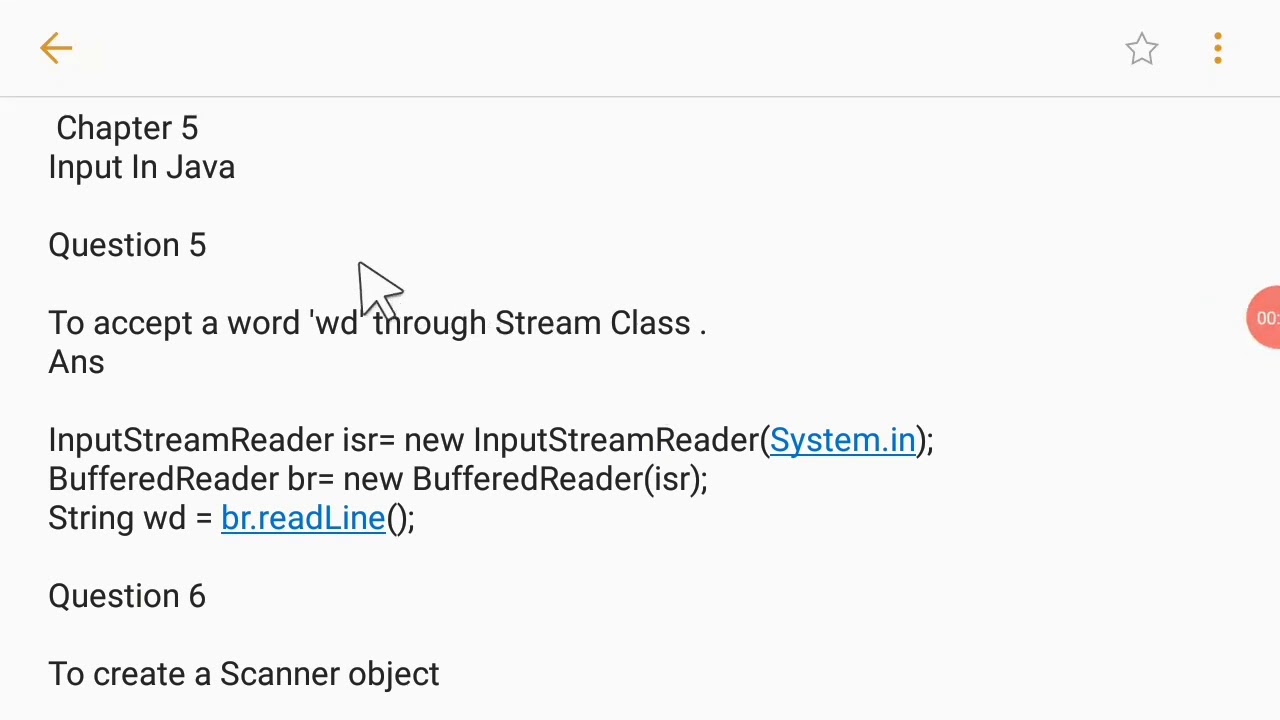Chapter 5 Input In Java Part 3 Class 9 Icse Youtube
