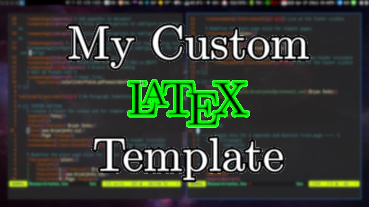Basic Latex Template