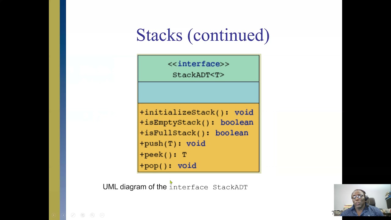 Data Structure And Algorithm Stack And Stack Operations Youtube