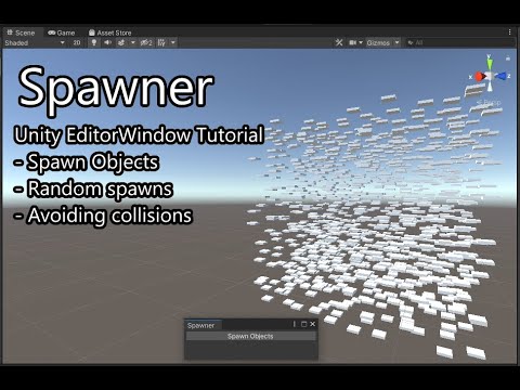 Spawner Unity Editorwindow Tutorial Random Spawn Position Avoiding
