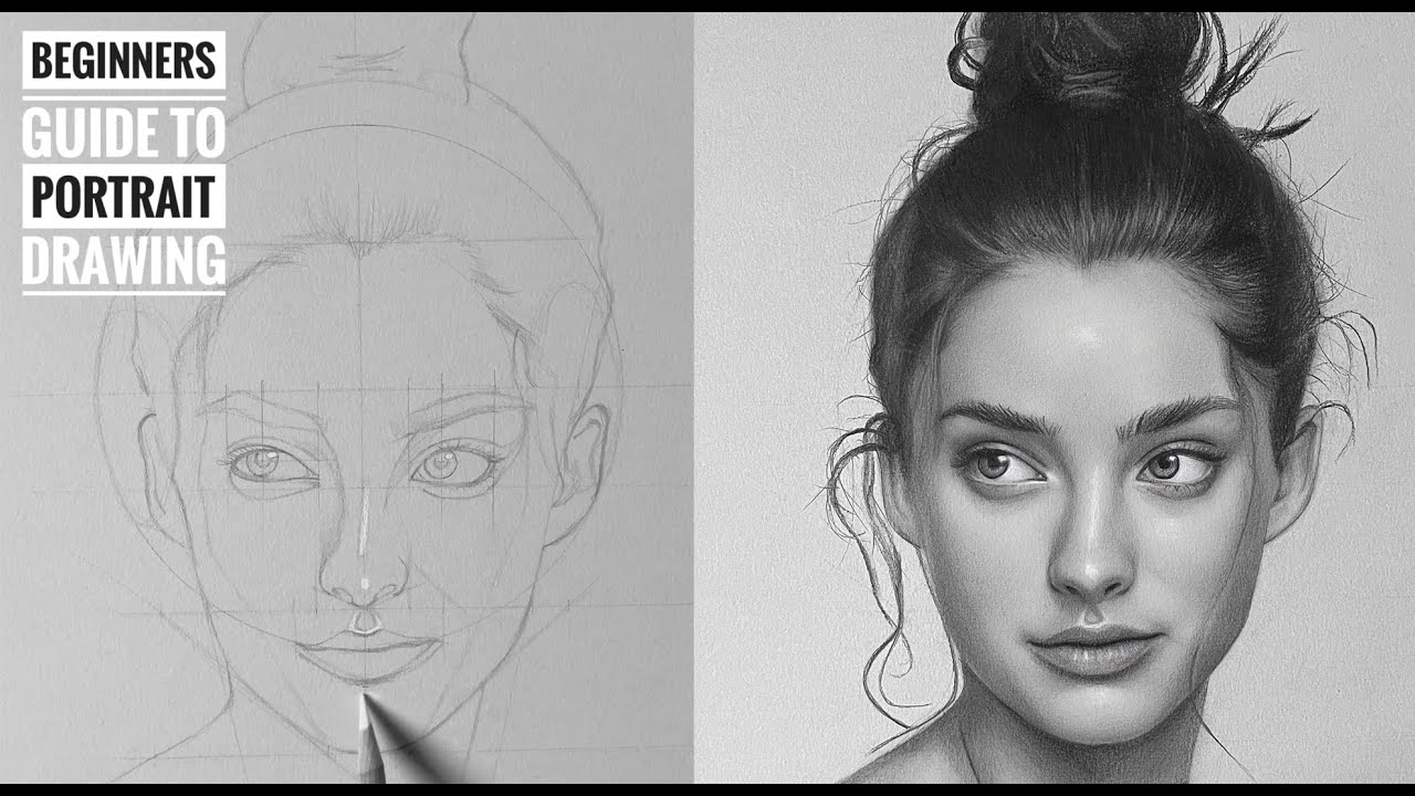 A Beginners Guide To Portrait Drawing In Real Time Youtube