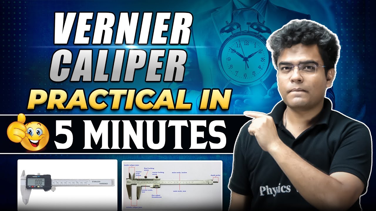 Vernier Caliper Physics Experiment Practical In 5 Minutes Class