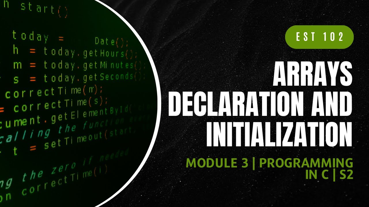 Java Programming 1 Intro To Arrays Declaration Initialization Ppt