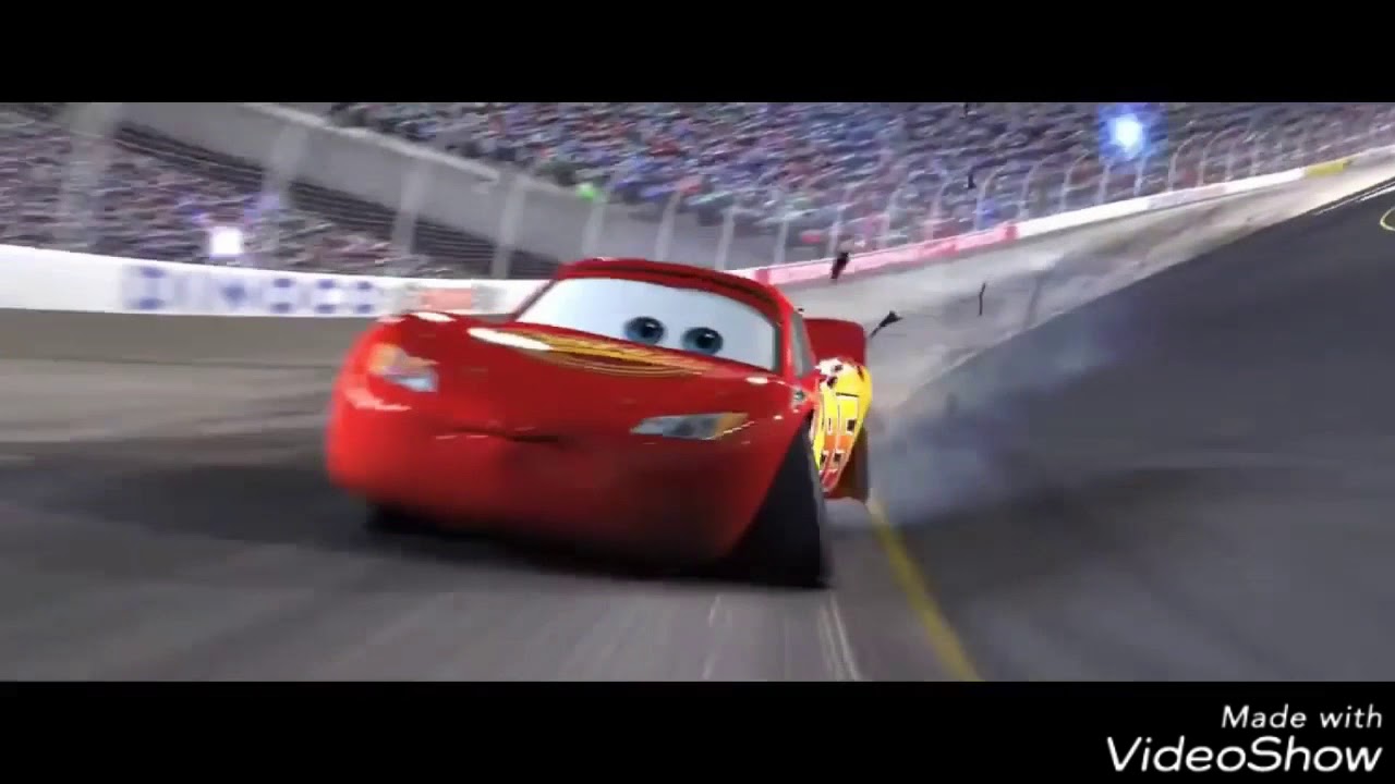 Cars Lightning Mcqueen Lost His Tires And Wario Fart Slow Motion