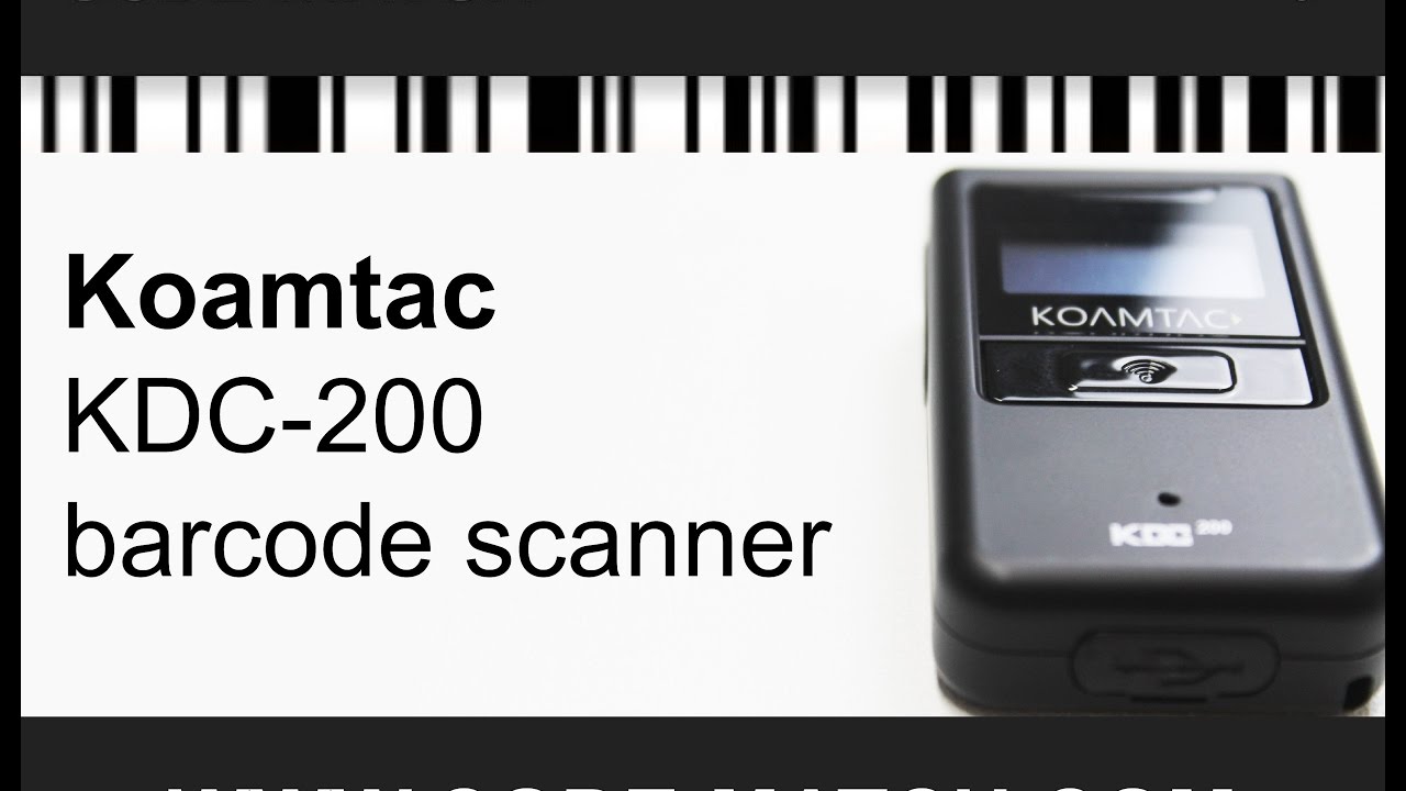 Kdc 200 Barcode Match Application Youtube