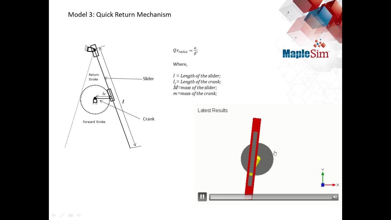 Building Simple Mechanisms In Maplesim Youtube
