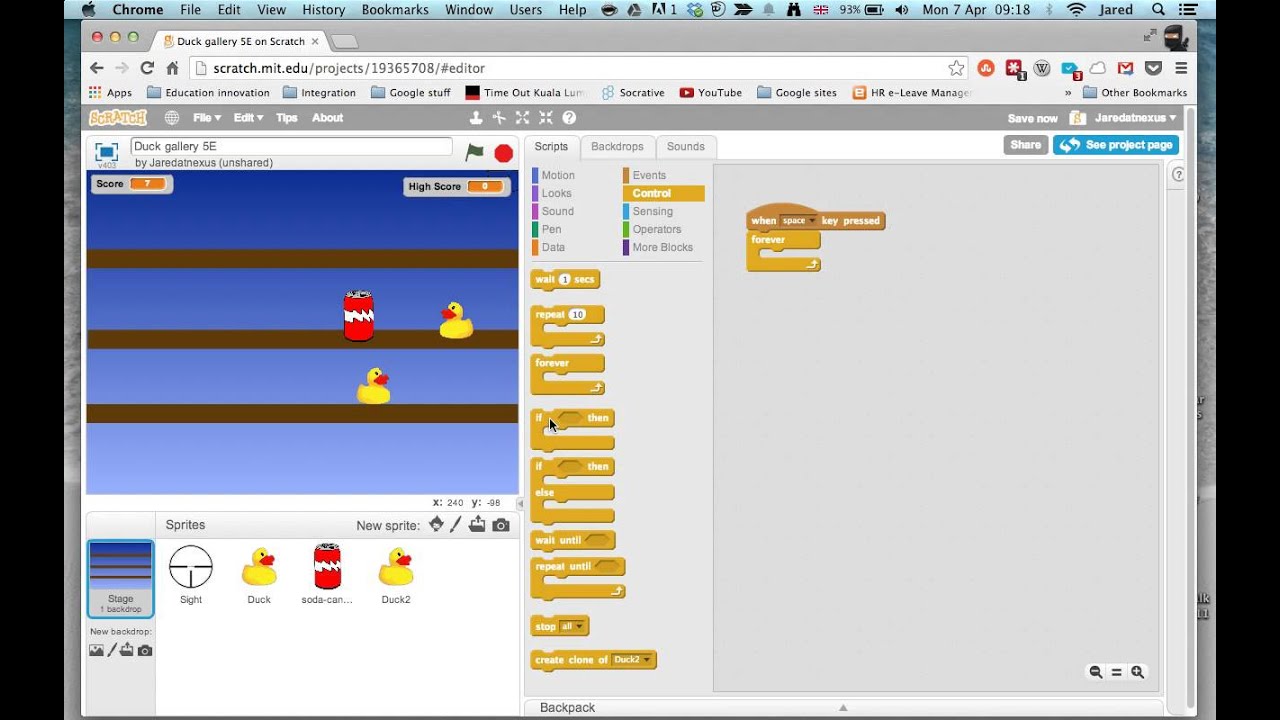 Scratch High Score Youtube