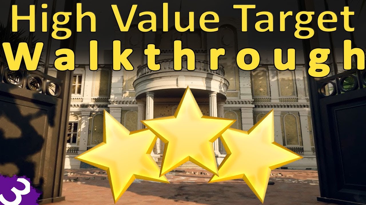 Rainbow Six Siege Situations High Value Target Walkthrough