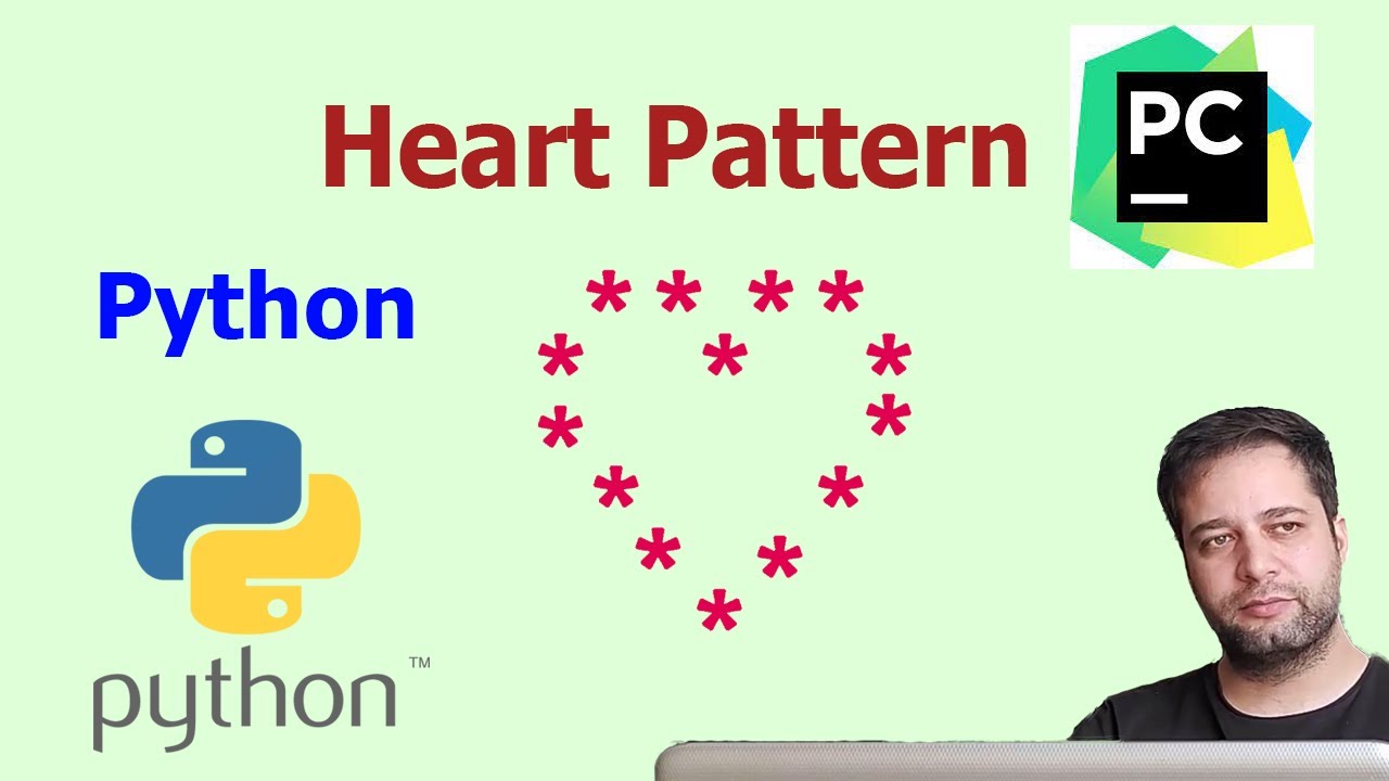Python Pattern Programs Printing Stars In Heart Shape Printing