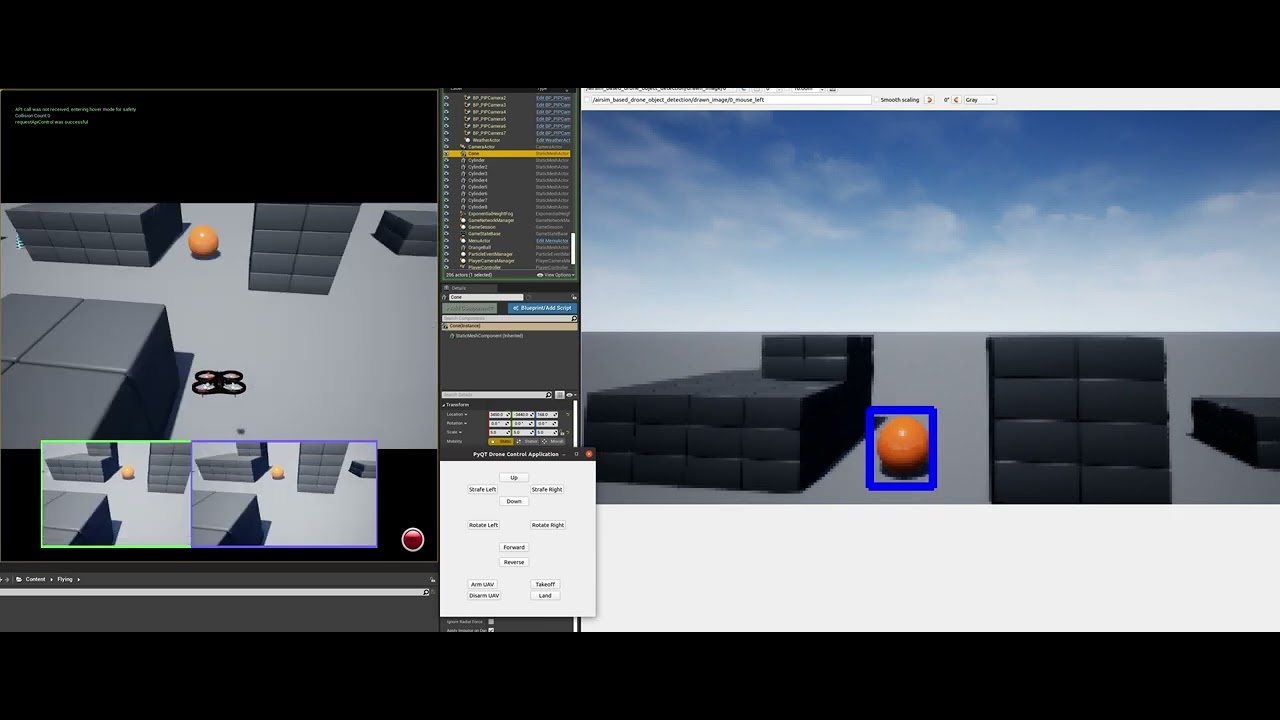 Airsim Based Object Detection Youtube