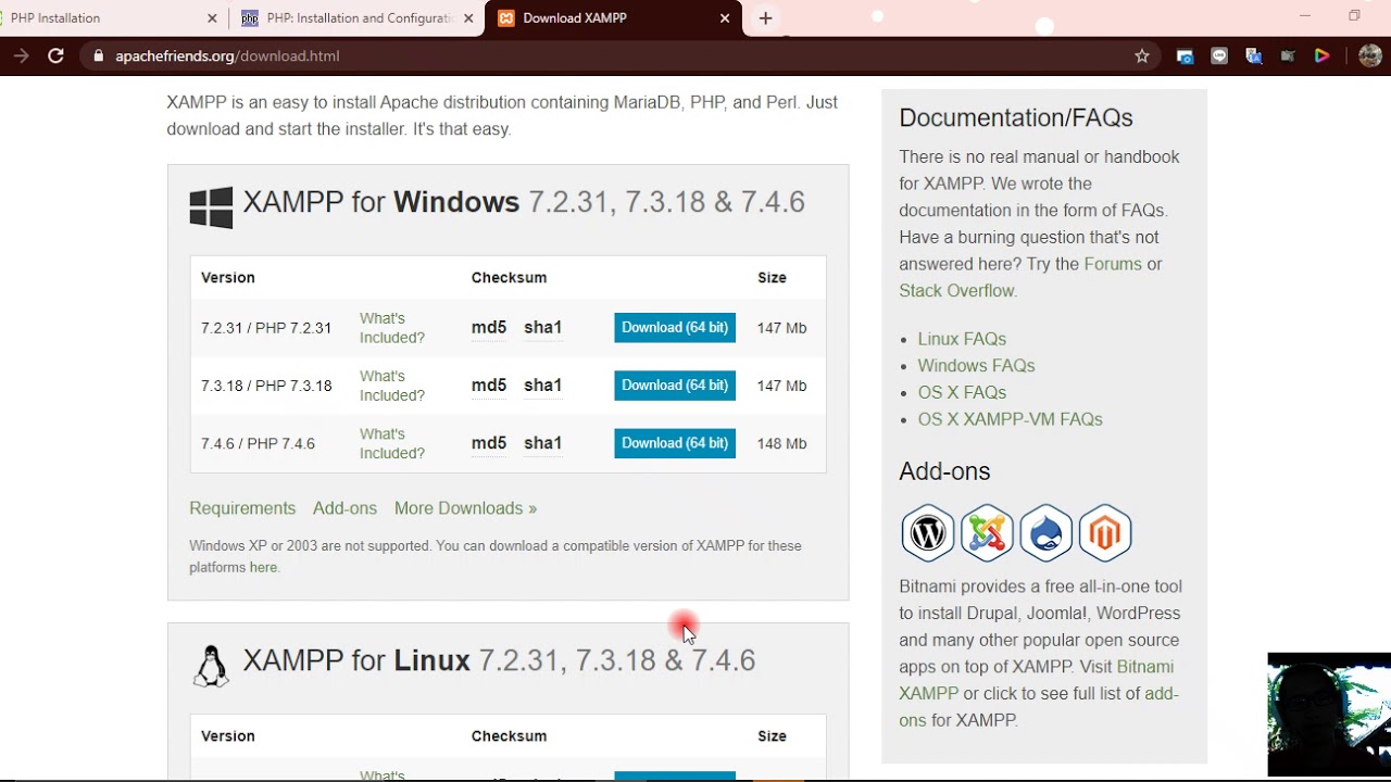 Php Installation Youtube