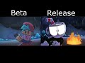 Fnf Cuphead Indie Cross Beta Cutscenes Vs Release Cutscenes Fnf ...