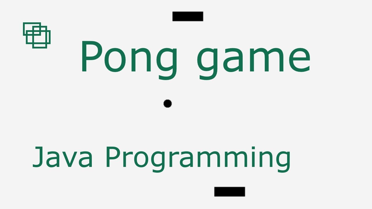 Pong Game In Java Part 3 Youtube
